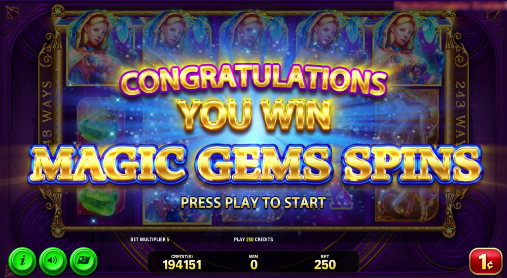 Wealth Rush - Sorceress's Gems｜SEGA SAMMY CREATION INC.